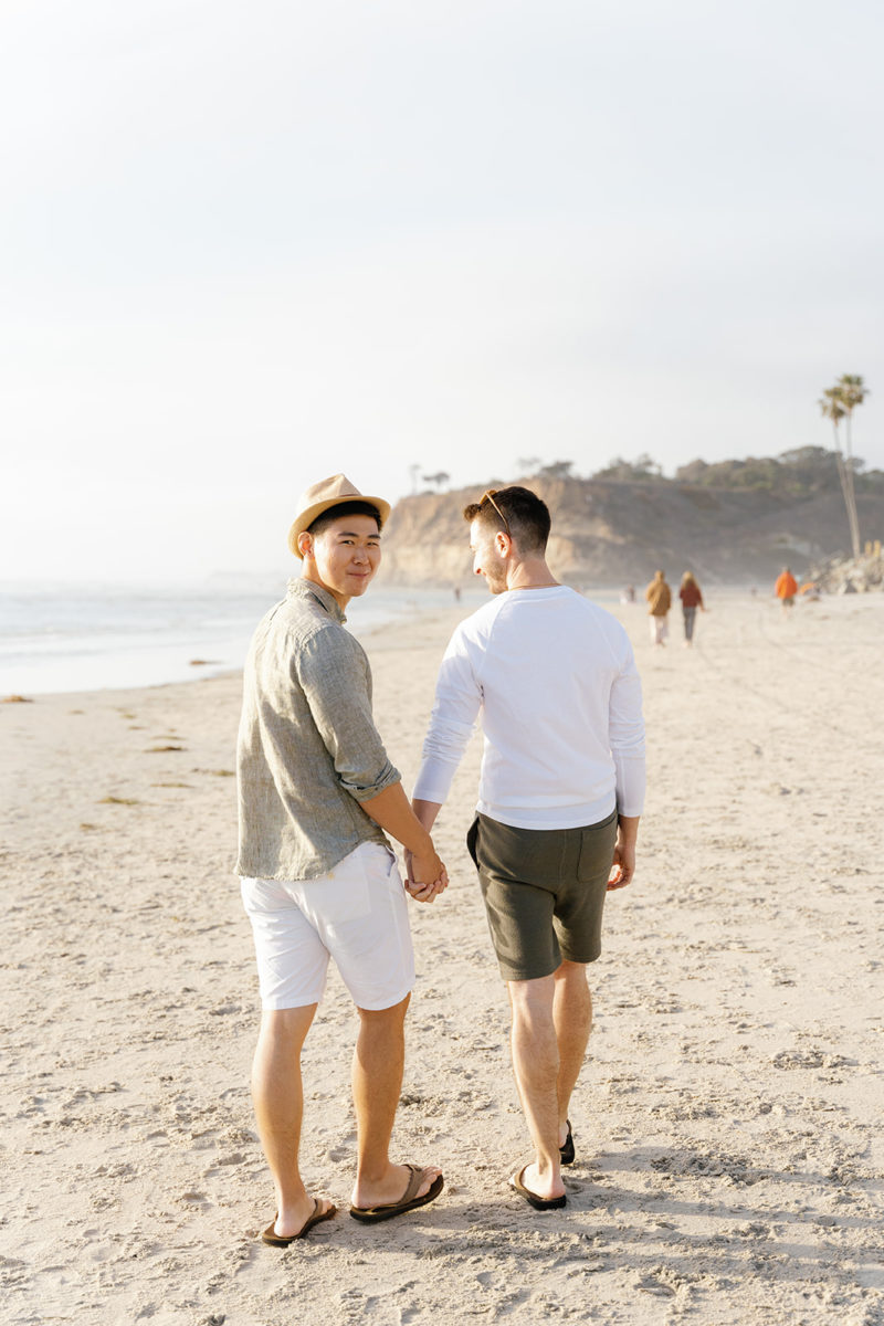LGBTQ Beach Engagement Photos in San Diego